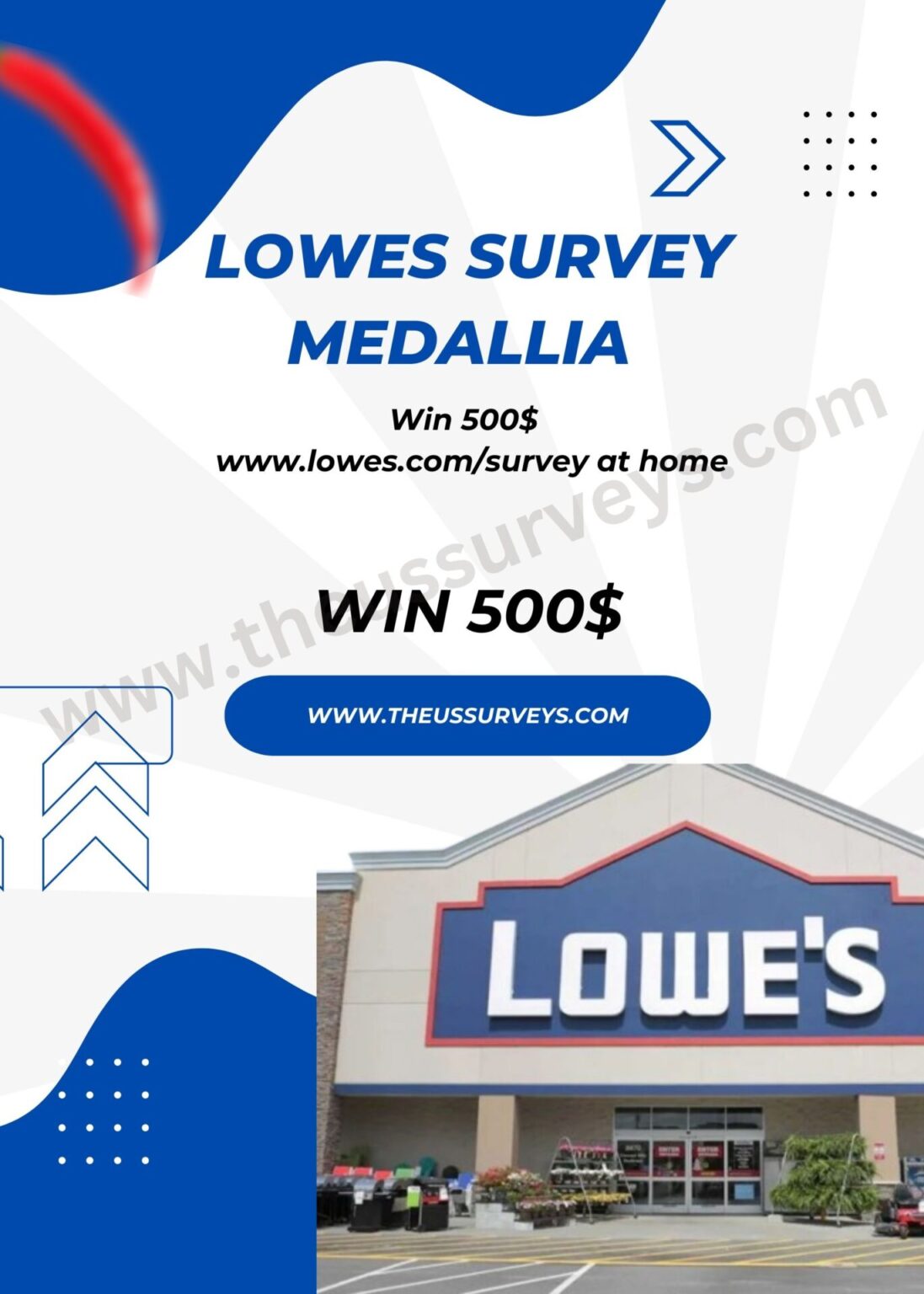 Lowes Survey Medallia - Win 500$ - www.lowes.com/survey at home